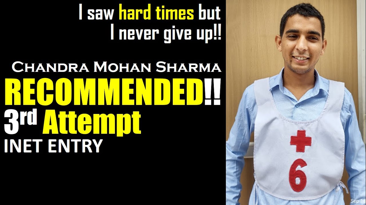 Recommended Candidate Interview: Chandra Mohan Sharma | INET 2021 ...