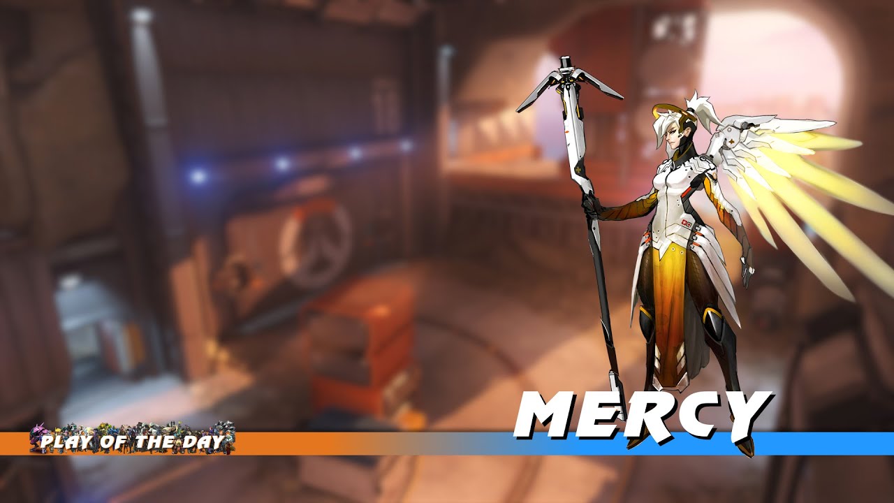 Play of the Day - Mercy (Overwatch Lets Play) - YouTube