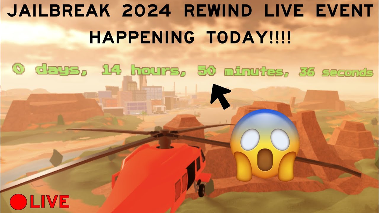 🔴 COUNTDOWN TO THE ROBLOX JAILBREAK REWIND 2024 LIVE EVENT🔴 - YouTube