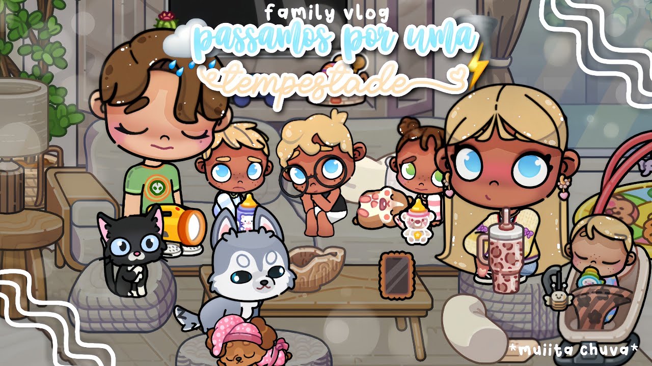 *AESTHETIC* PASSAMOS POR UMA TEMPESTADE 🌧️⚡ |~Avatar World~|RP 🫧 - YouTube