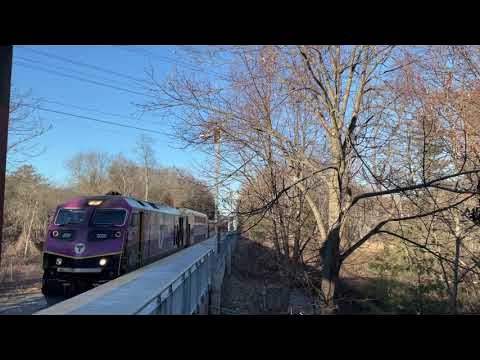 MBTA #2035 at Holbrook/Randolph Station - YouTube