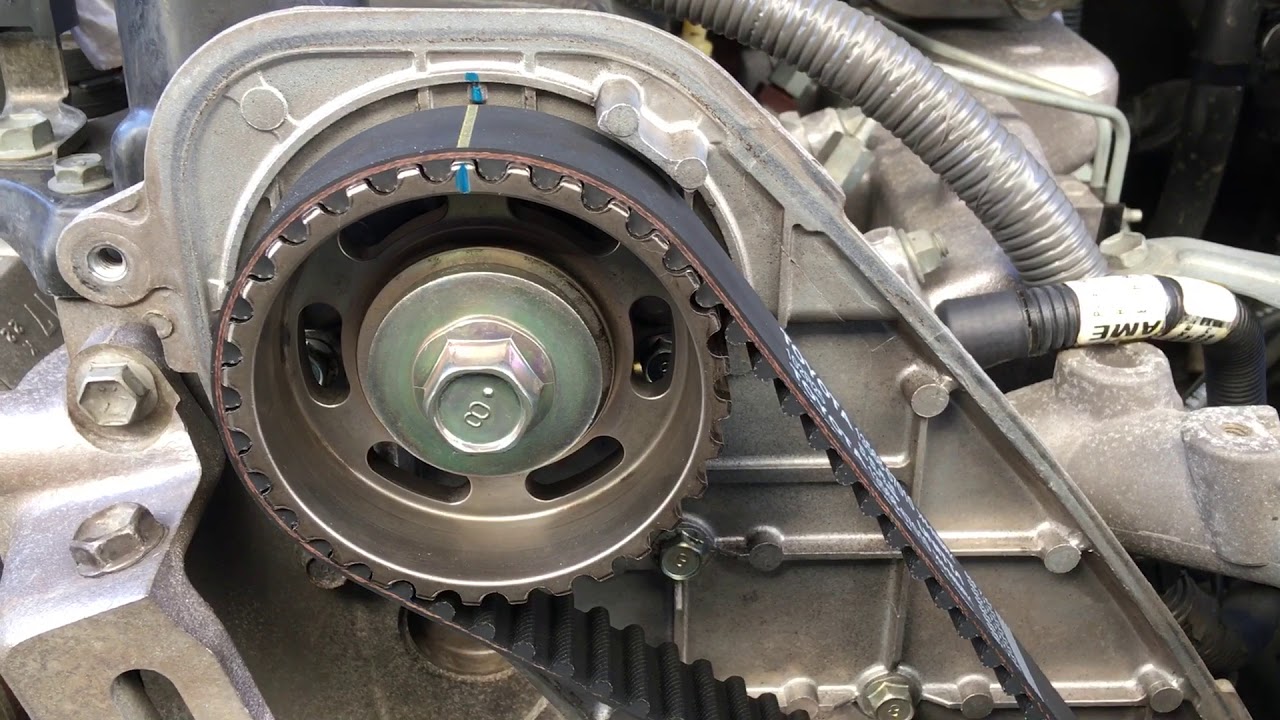 1kz 1kd Timing Belt Marks YouTube 1kz 1kd Timing Belt Marks YouTube