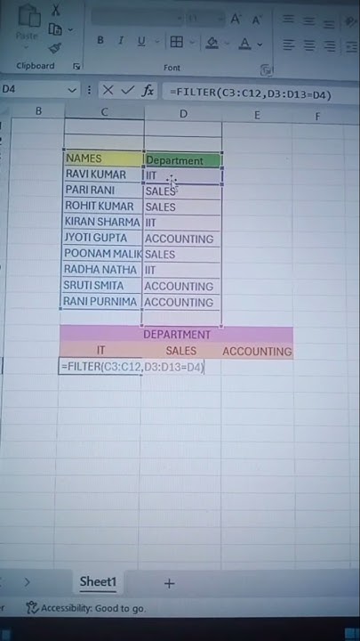 #Reorganise Data Using This function in Excel Tips & tricks# excel tips # tutorial #shorts - YouTube