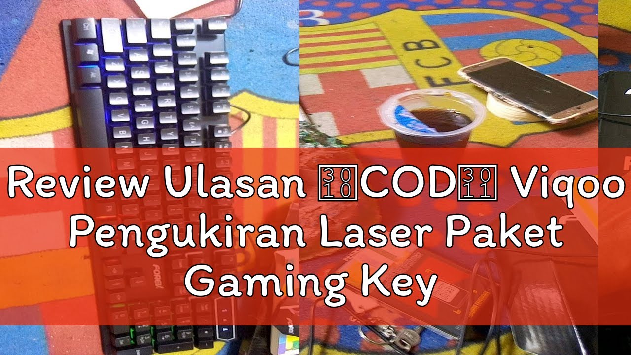 Review Ulasan 【COD】 Viqoo Pengukiran Laser Paket Gaming Key board dan Mouse RGB G28 Gaming USB ...