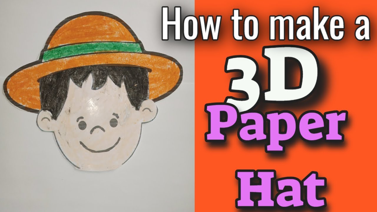 how to make paper hat - YouTube