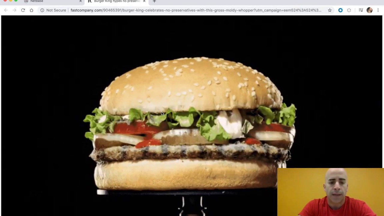 NetBase Pro in Action - Moldy Whopper Ad from Burger King - YouTube