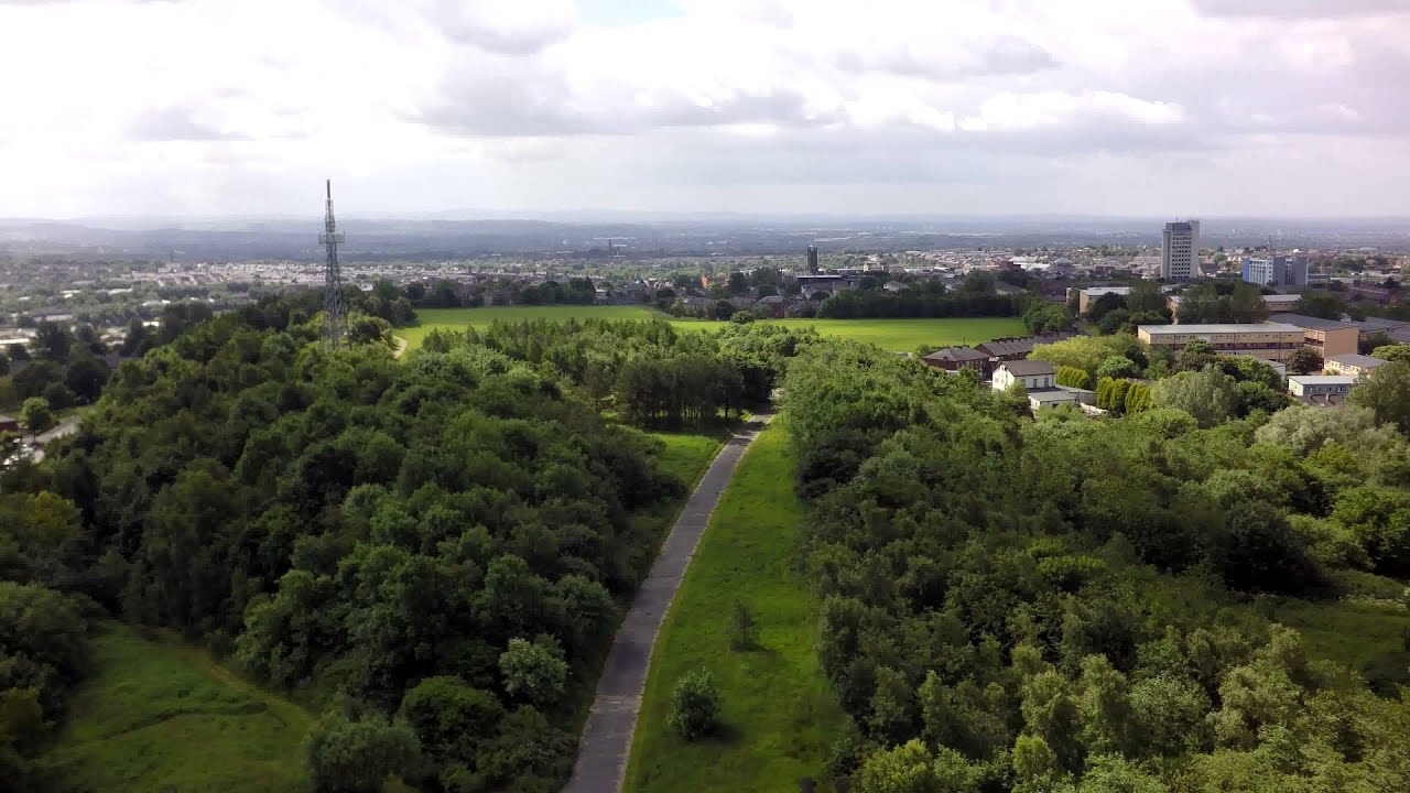 DJI Phantom over Oldham edge - YouTube