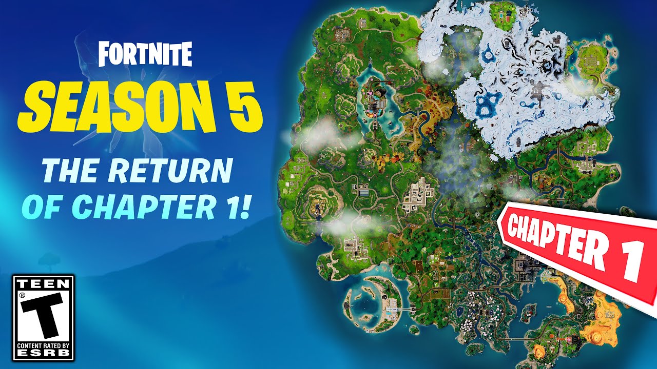 What if Fortnite OG was on the CHAPTER 4 Map? - YouTube