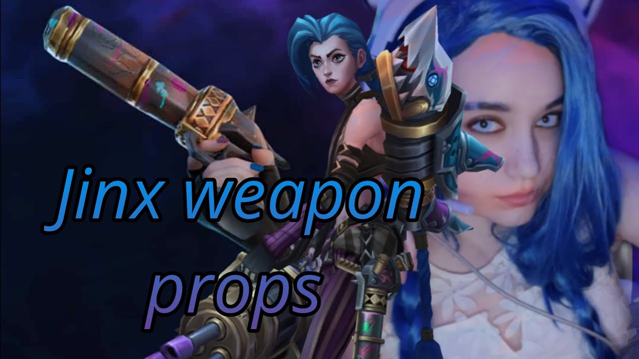 UNBOXING Jinx pow pow gun & grenade made by @tireddragon ! 💜 / props ...