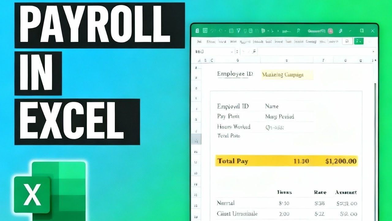 How to Create Payroll System in Excel | Free Template Download (Step-by ...