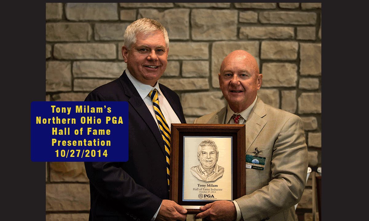 Tony Milam - PGA Hall of Fame Presentation - YouTube