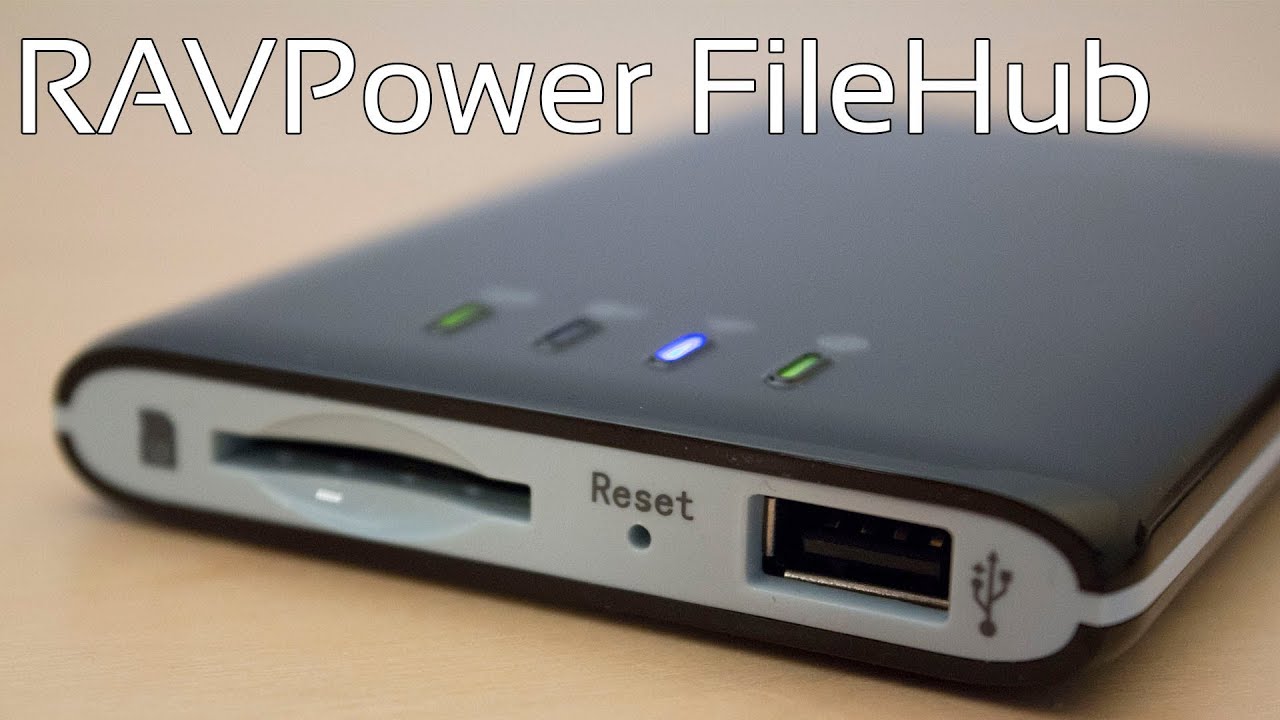 RAVPower FileHub - Déballage et présentation - YouTube