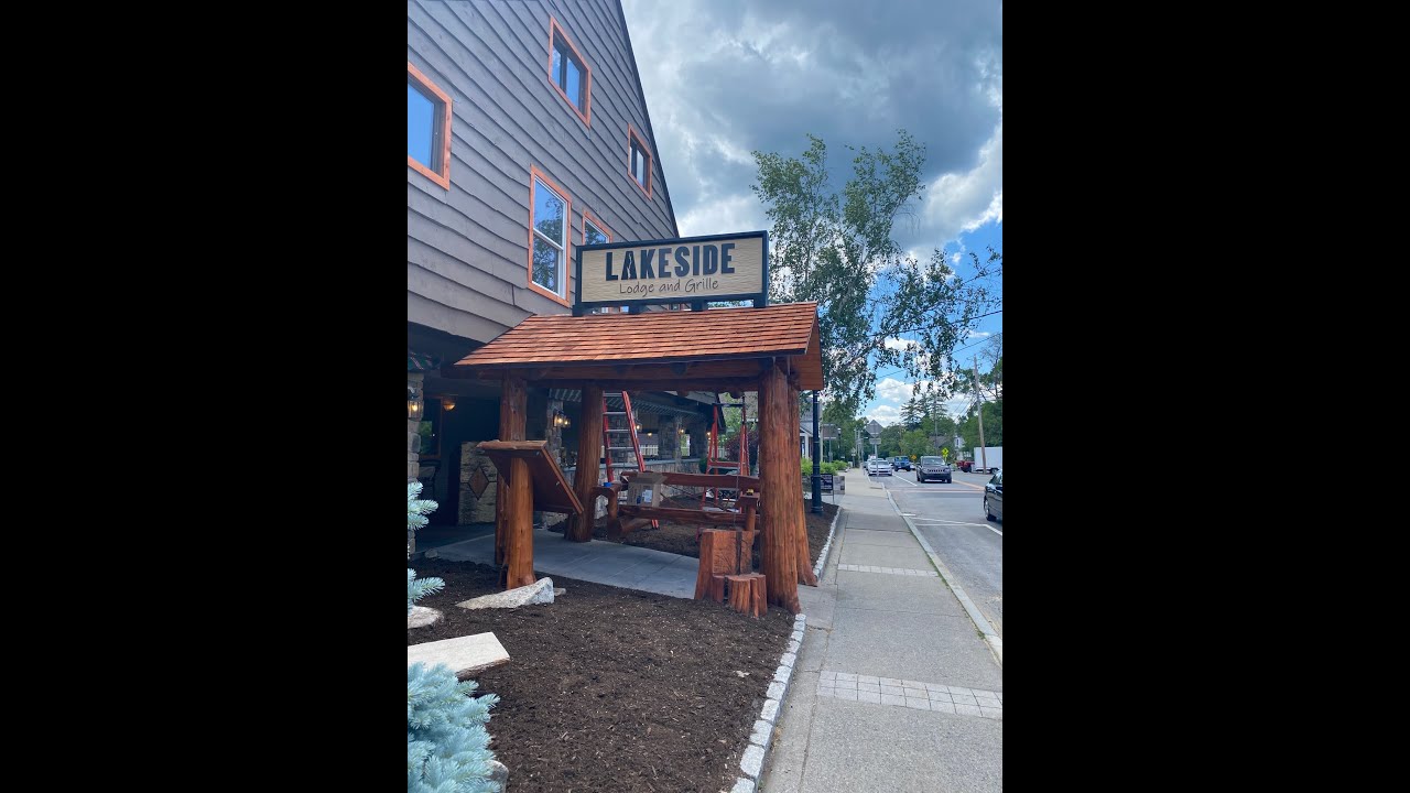 Adirondack LIVE EDGE sign build. - YouTube