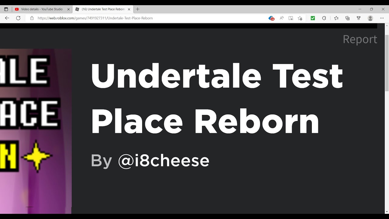 Undertale: Reborn ROBLOX - YouTube