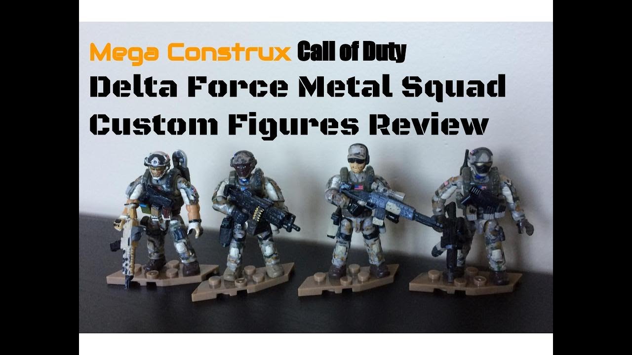 Mega Construx Call of Duty Custom Metal Team Figure Showcase - YouTube