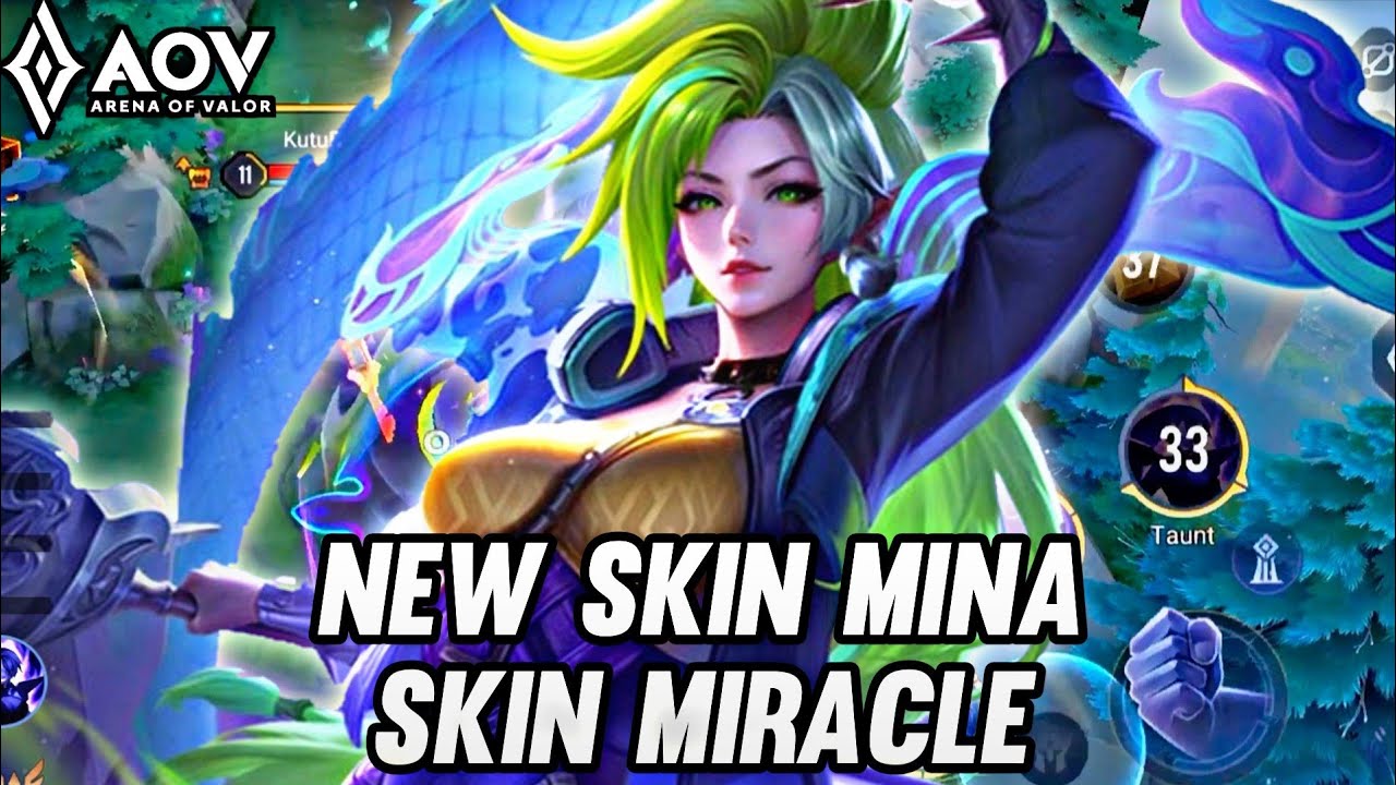 NEW SKIN MINA FULL MOON PARTY | SKIN TANK MIRACLE - ARENA OF VALOR ...