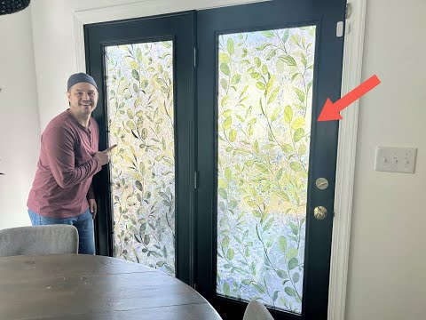 DEMO and INSTALL of this Rainbow Window Privacy Film!