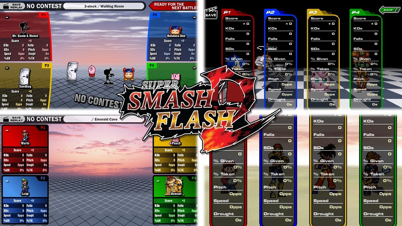 Evolution of Characters Clapping | Super Smash Flash 2 - YouTube