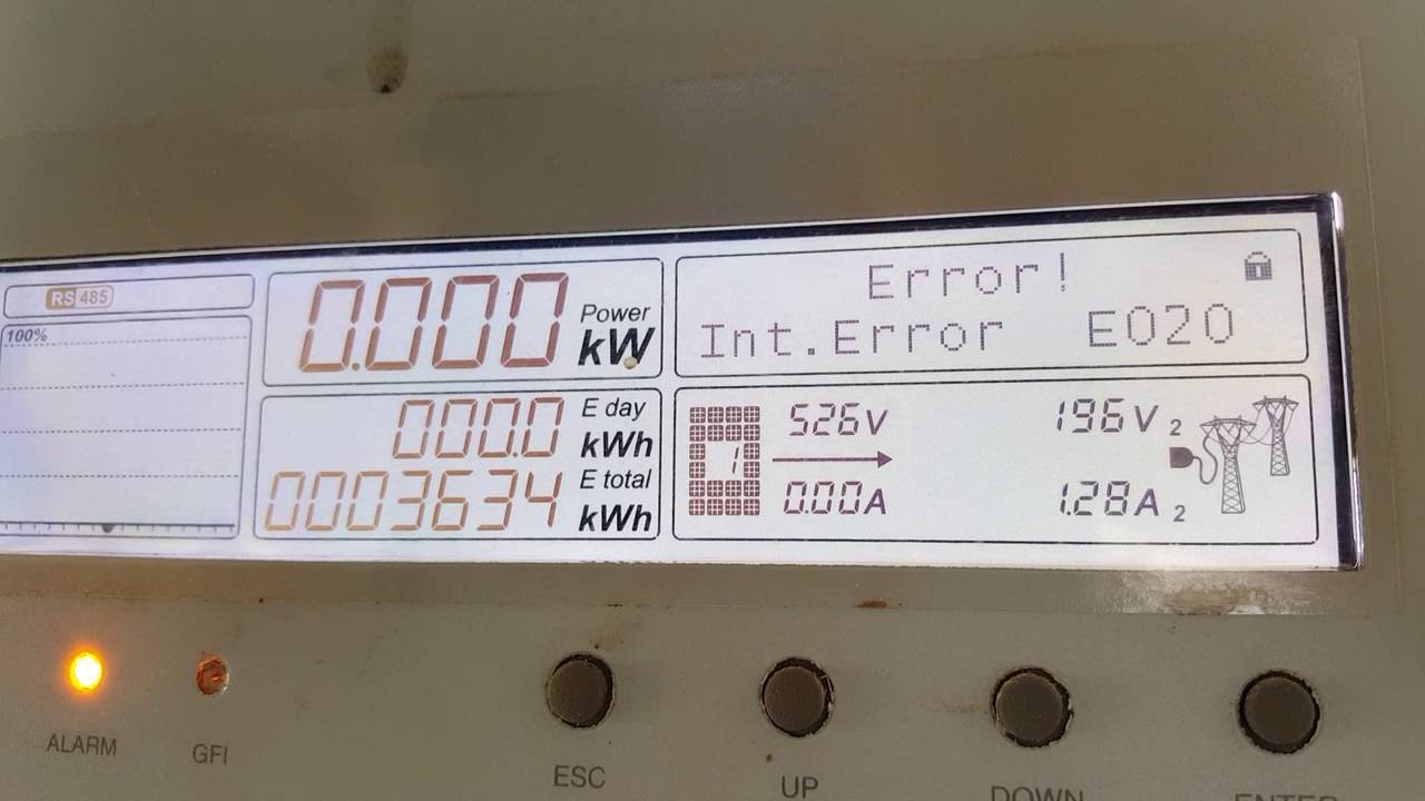 ABB Trio 5.8 TL Error - YouTube