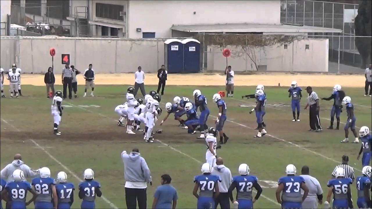 Justin Ibarra : Senior Football Highlights (Santee EC) - YouTube