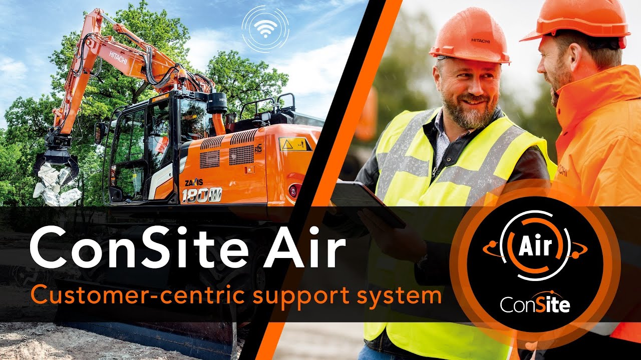 ConSite Air -Hitachi Construction Machinery - YouTube