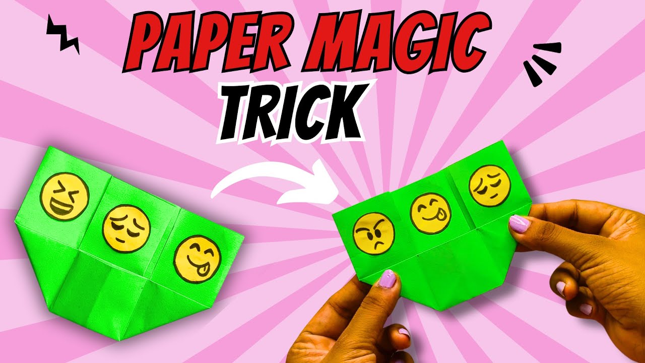 Paper Magic Trick | Origami Magic Trick DIY #papermagictrick - YouTube