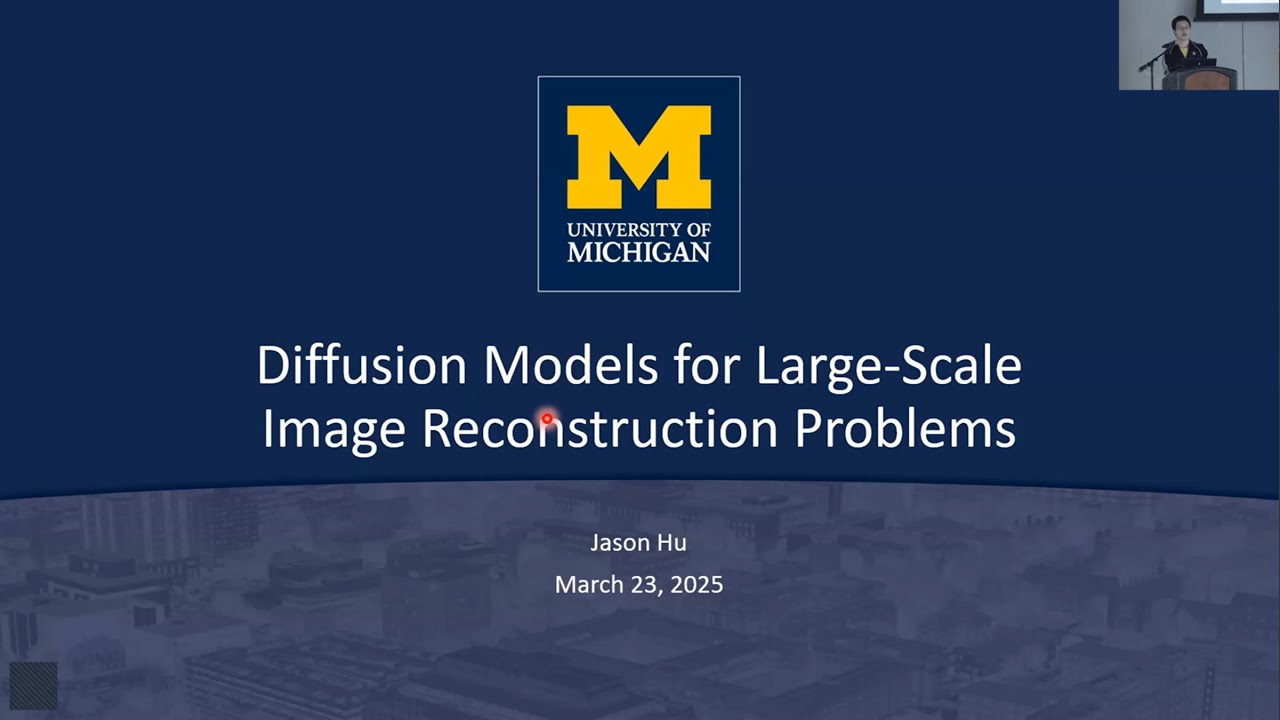 Diffusion Models for Large Scale Imaging Reconstruction Problems - YouTube