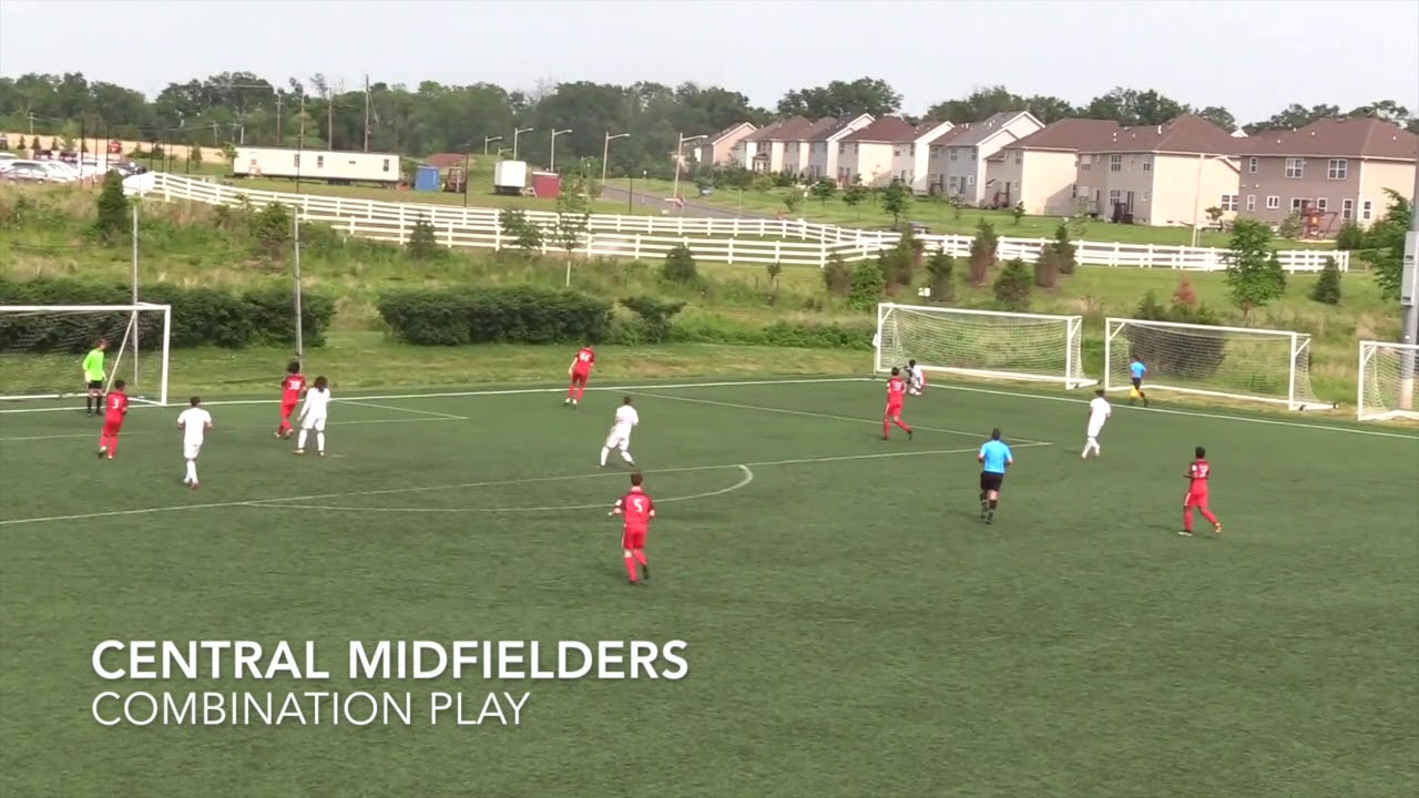 Central Midfielders --- Combination Play - YouTube