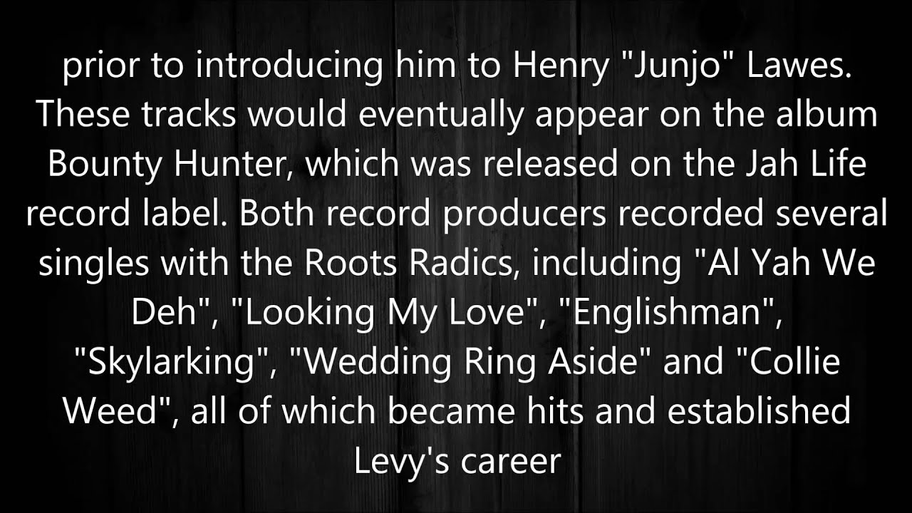 Barrington Levy - Here I Come 1984 [HQ] - YouTube