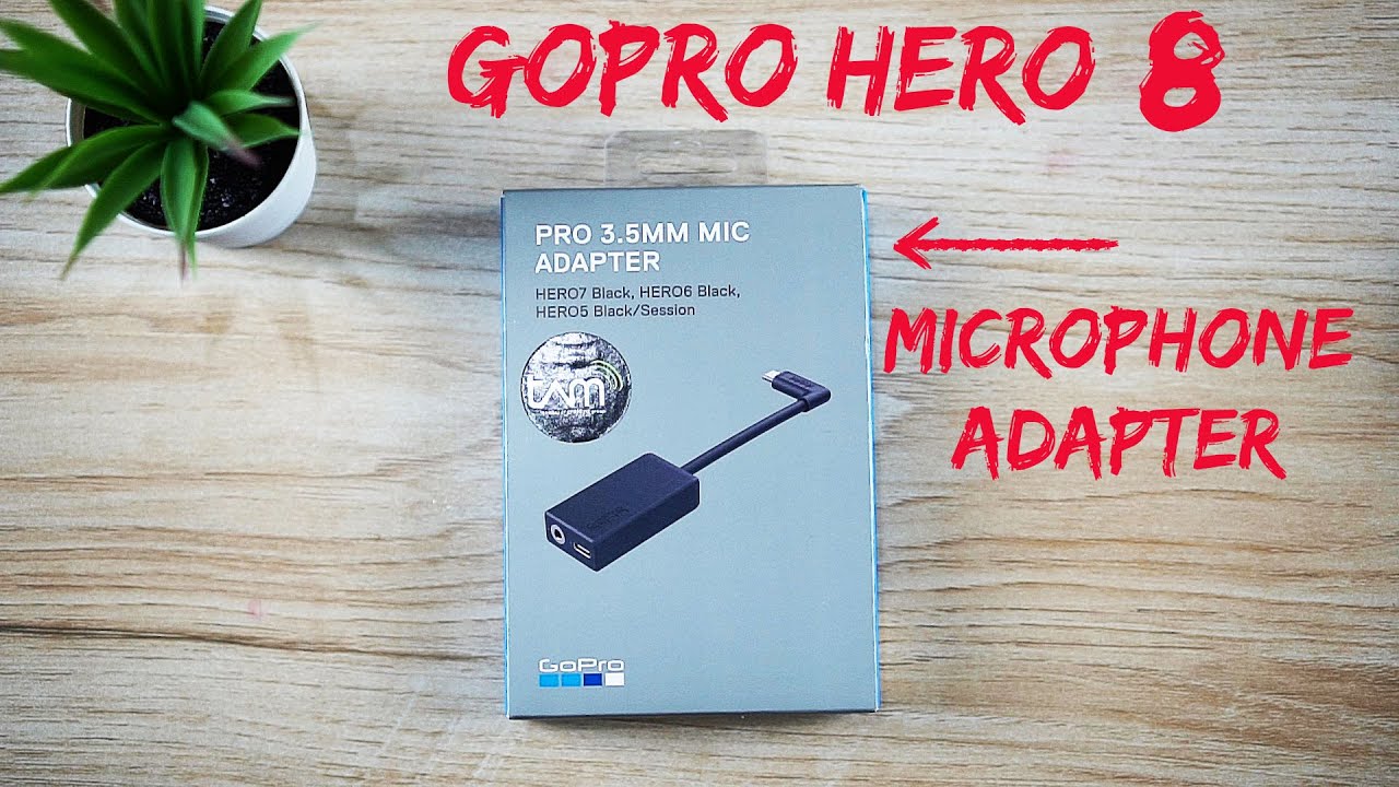 MICROPHONE ADAPTER UNTUK GOPRO HERO 8 KAMU. PRO 3.5MM MIC ADAPTER ...