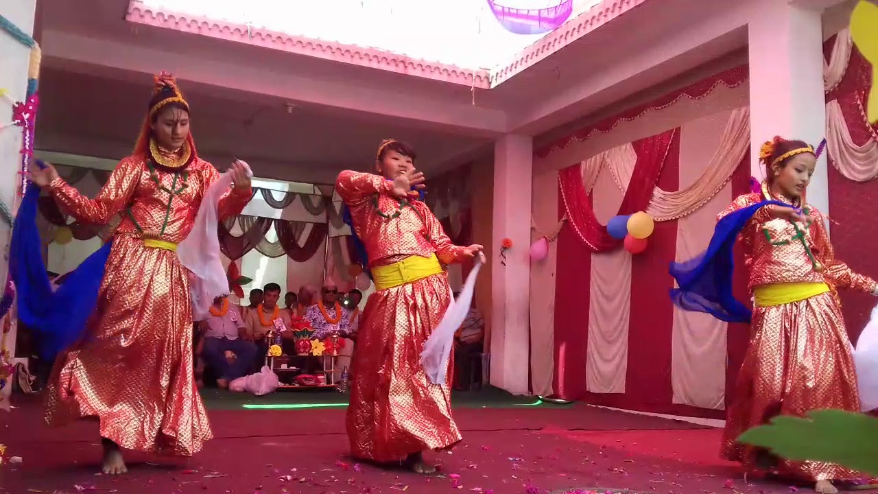 Nepali famous maruni dance of shikshaa sandesh english school Composed ...