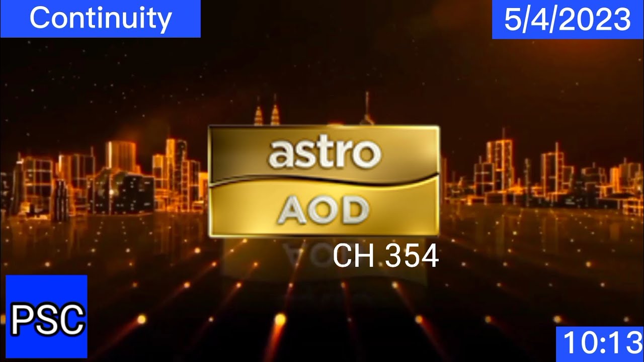 Channel Continuity (5/4/2023 | 10:13): Astro AOD 354 - YouTube
