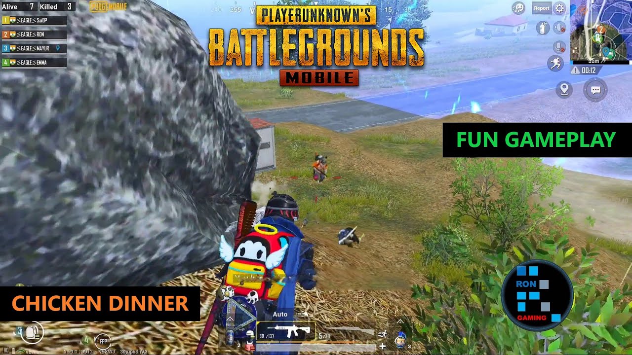 PUBG MOBILE | INTENSE MATCH FUN GAMEPLAY CHICKEN DINNER - YouTube