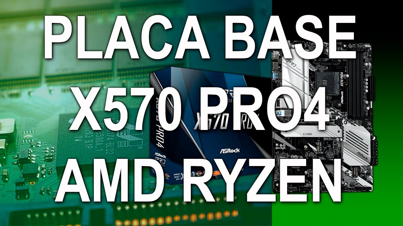 REVIEW & UNBOXING Placa base Asrock X570 Pro4 | MAINBOARD X570 ...
