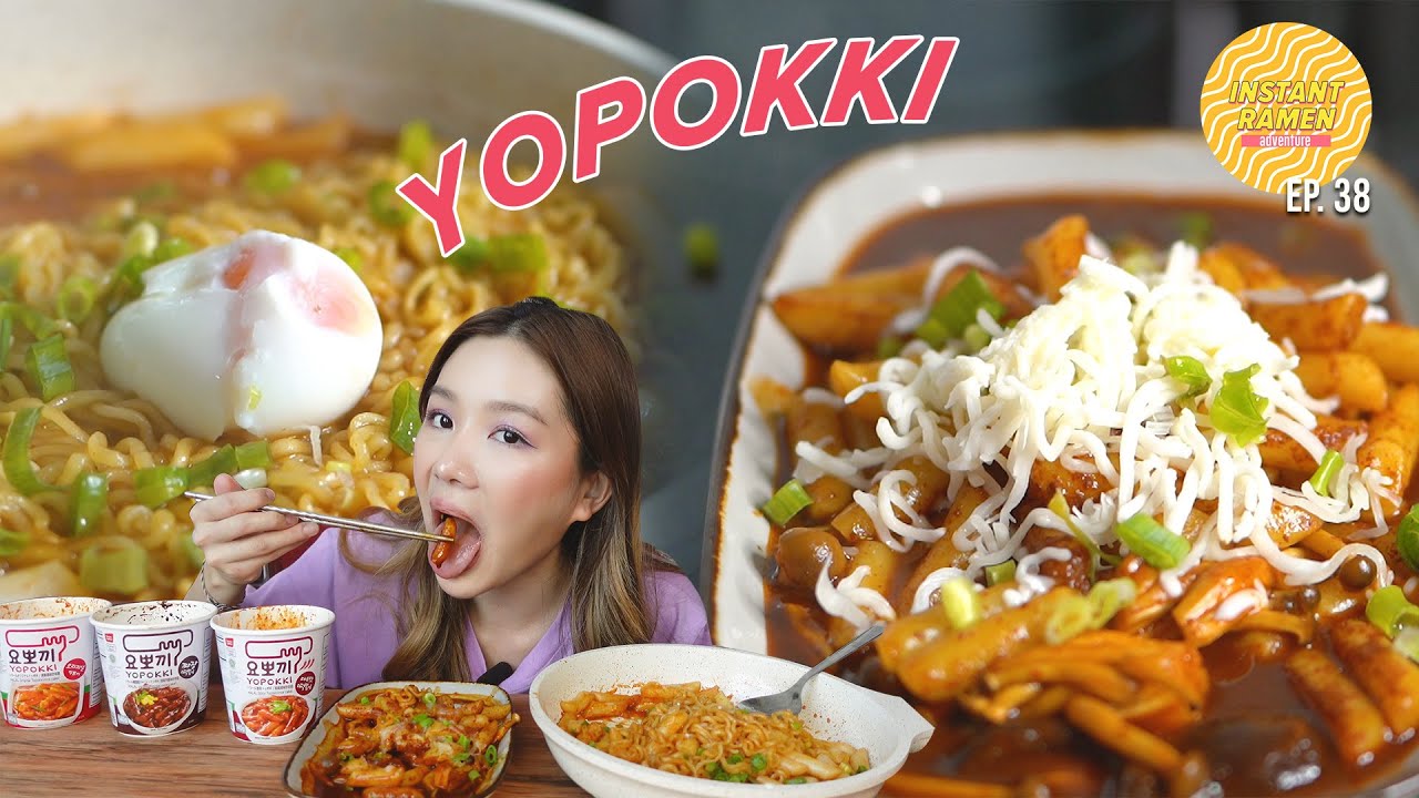 Yopokki! Salah satu Instant Topokki Favorit sekarang! || Instant Ramen ...