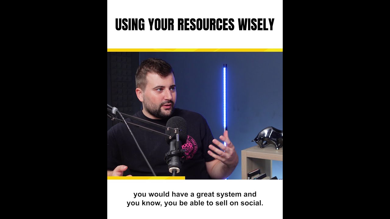 You Have To Use Your Resources Wisely - YouTube