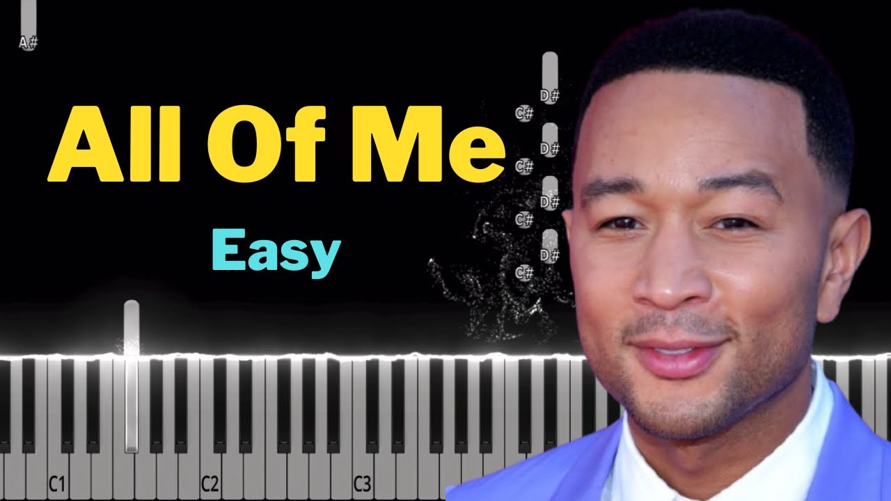 EASY Piano Tutorial | All Of Me - John Legend - YouTube