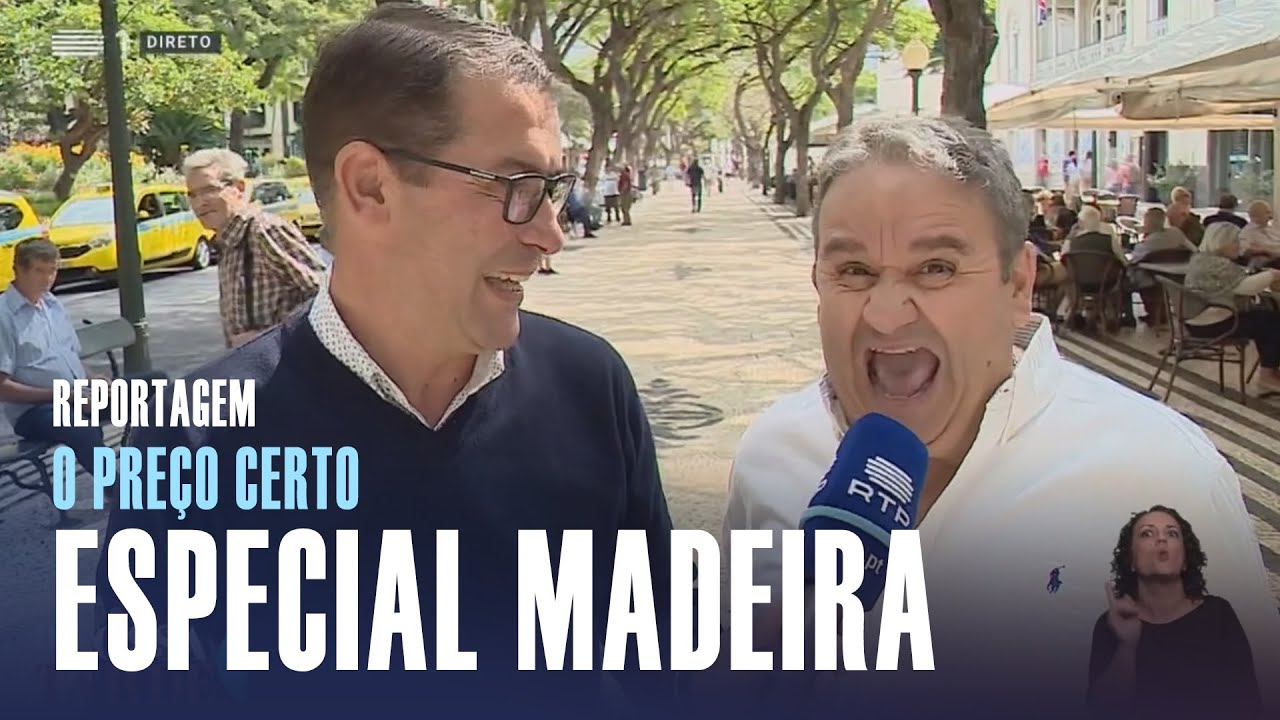 Reportagem "A NOSSA TARDE" | O Preço Certo Especial MADEIRA | Fernando ...