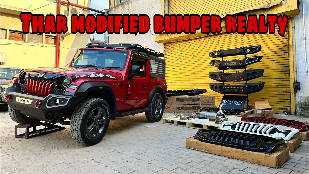Realty thar modified bumper || ek bar video dekho fr pta kro kya safe h ...