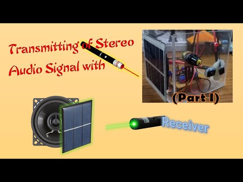 Transmitting of Stereo Audio Signal with Laser Part 1 | Breadboard ...