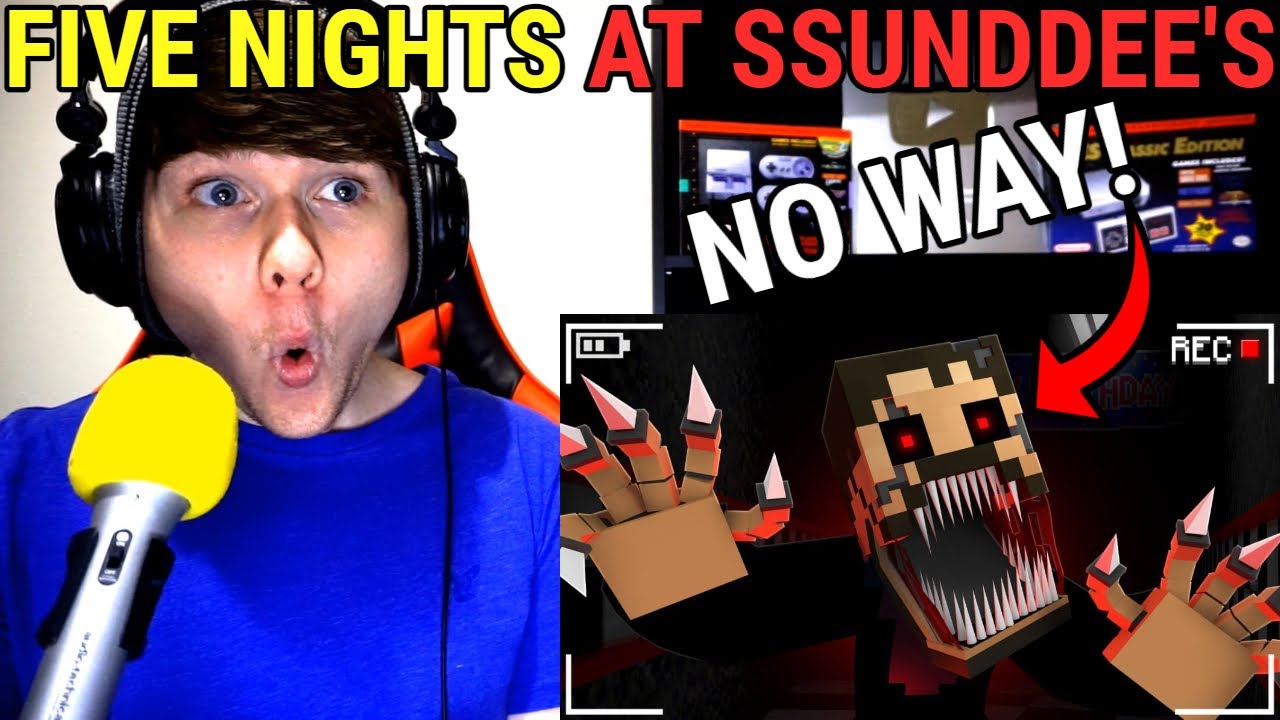 Five Nights at SSundee's in Minecraft REACTION! - YouTube