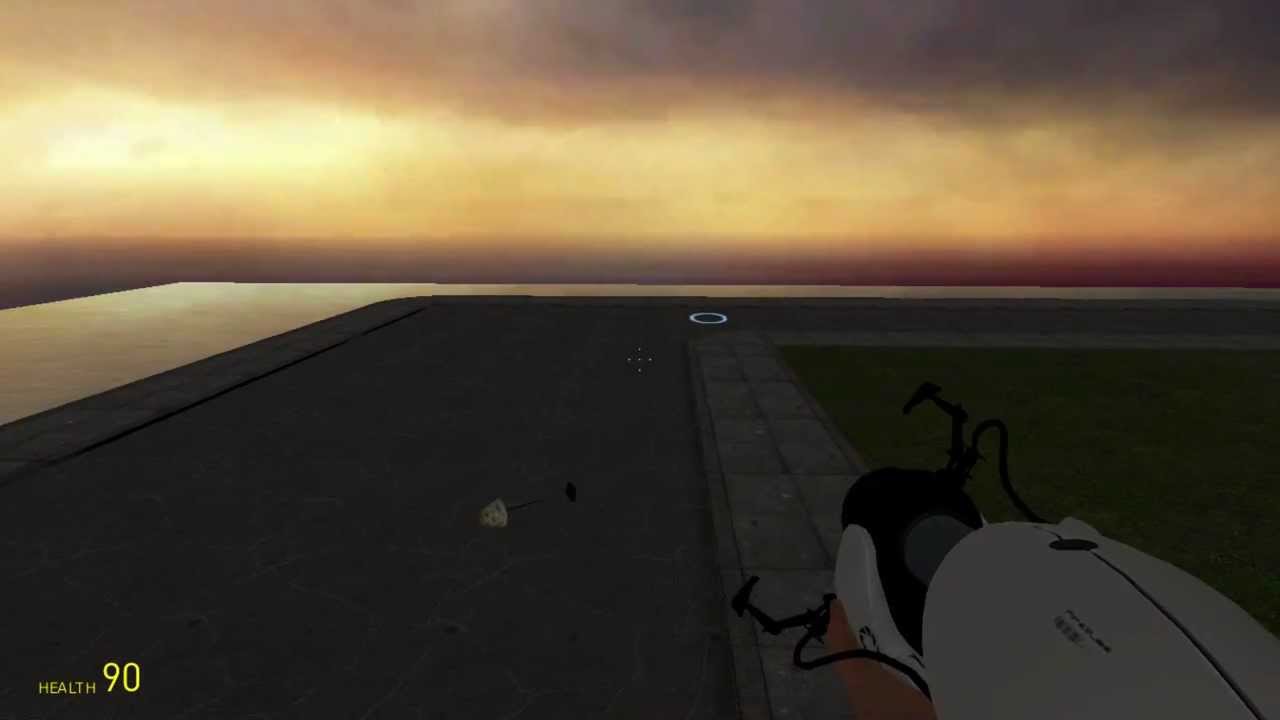 Garrys Mod- Portal Gun Mod! - YouTube