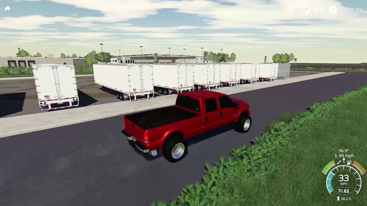 2003 F250 6.0 Powerstroke Sound Showcase For Farming Simulator 19 - YouTube