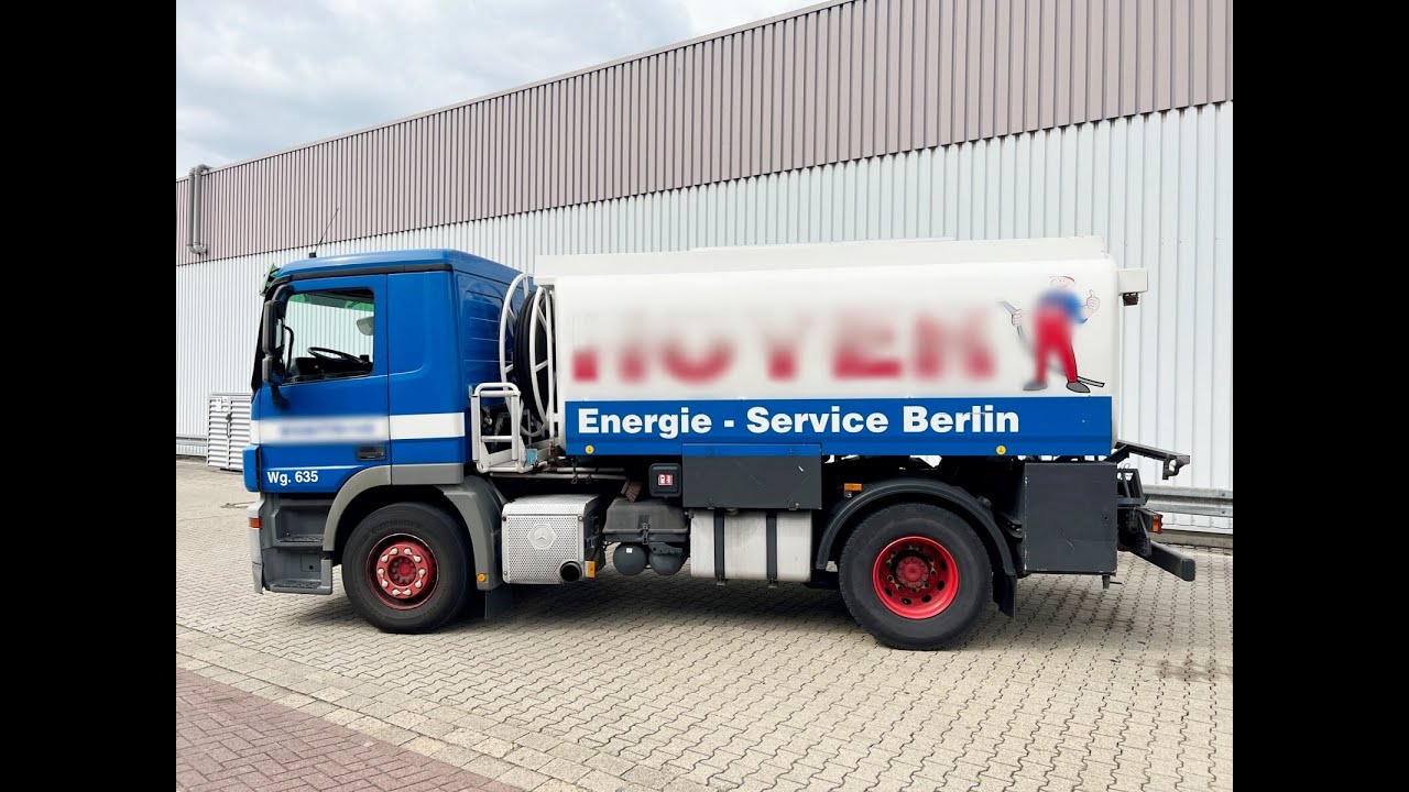DAIMLER-BENZ Actros 1841 L 4x2, Esterer Tankaufbau, 3 Kammern, 14.000l ...