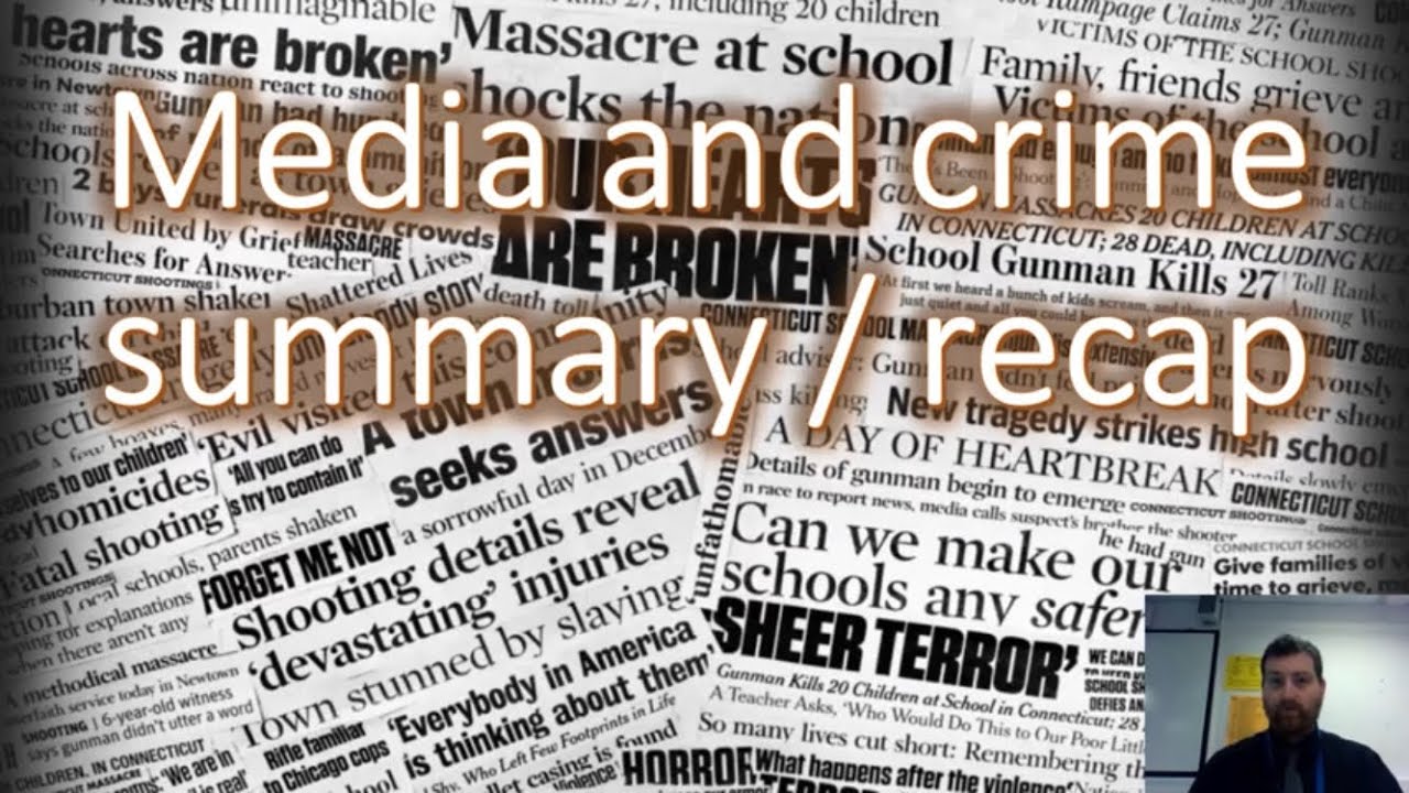 Sociology: Media & crime summary - YouTube