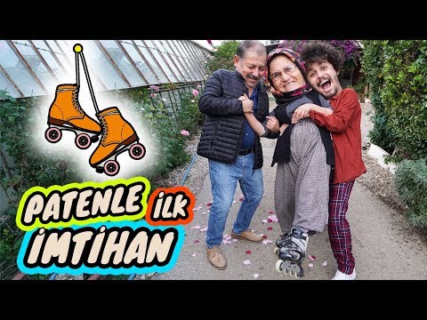 ANNEM İLK KEZ PATEN KAYDI!