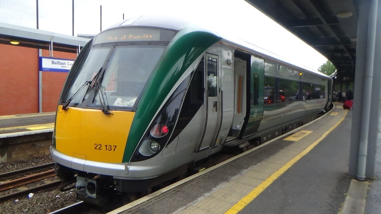 IE 22000 Class Start up - Belfast Central - 25/6/15 - YouTube