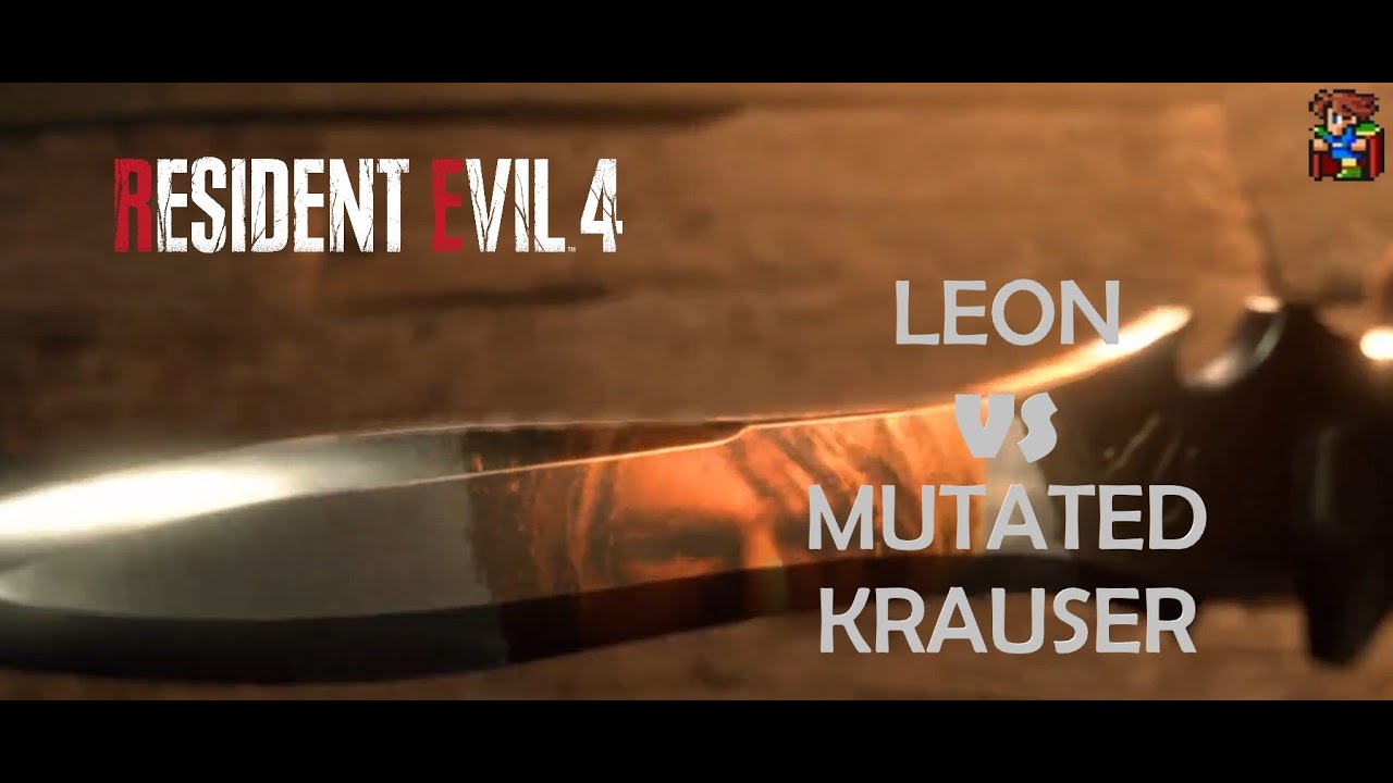 Leon VS Mutated Krauser | Resident Evil 4 Remake - PS4 Gameplay - YouTube