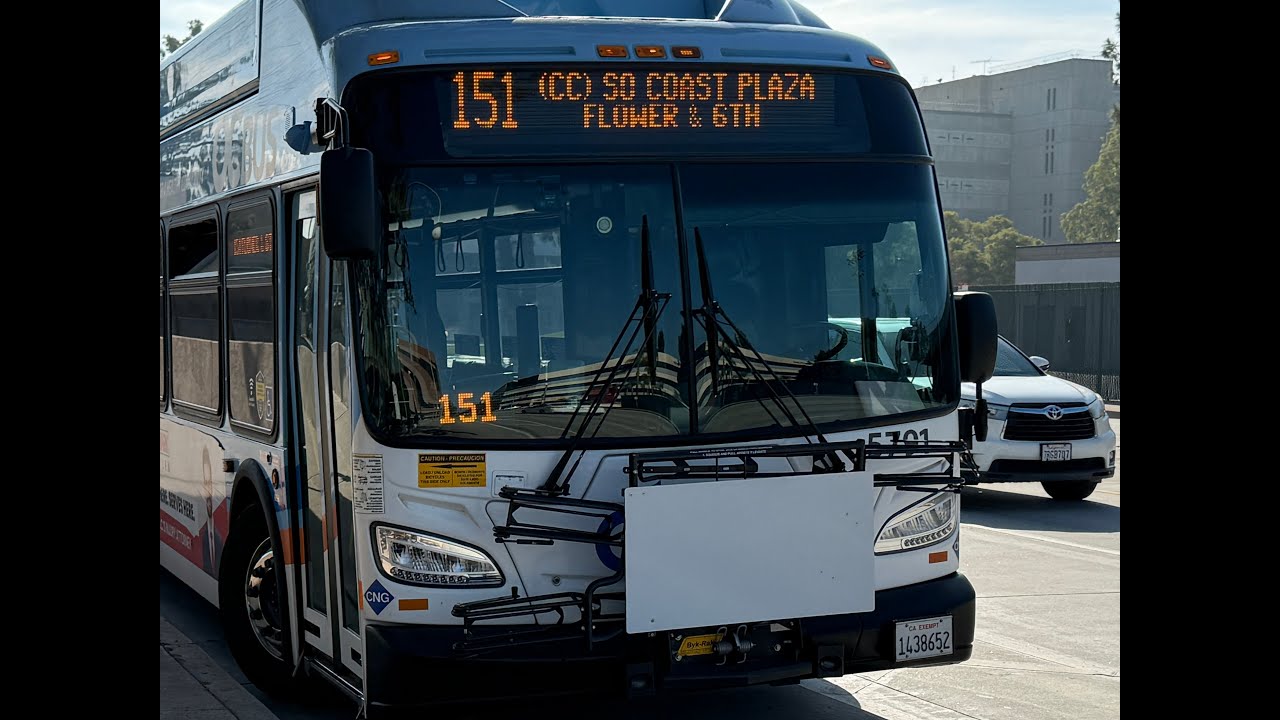 (New) OCTA Route 151 Counter-Clock-Wise -South Coast Plaza -Flower And ...