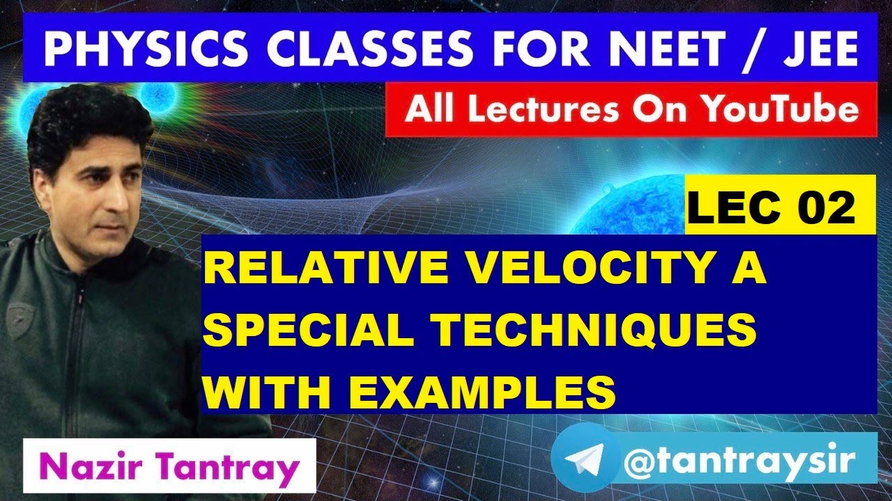 LEC#2 Relative Velocity a Special Technique with Examples . - YouTube